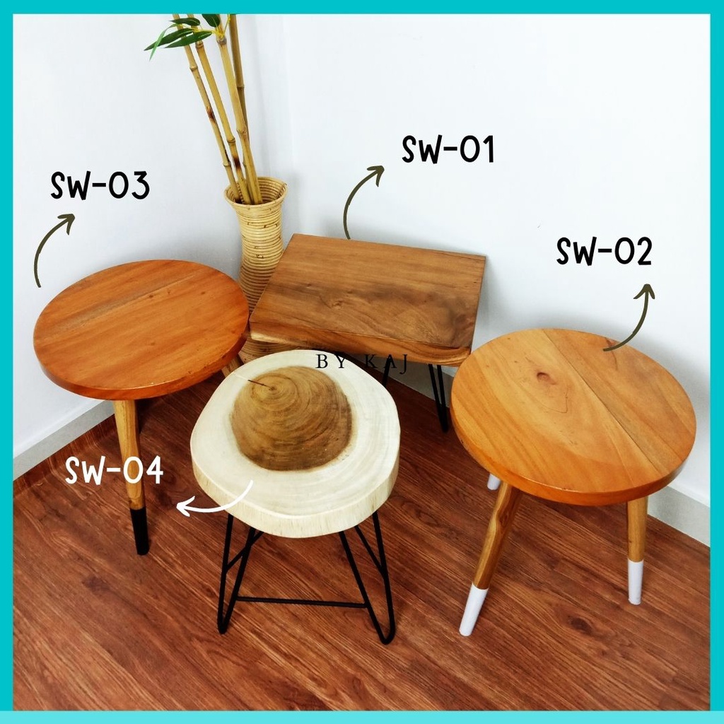 Jual MEJA KAYU AESTHETIC / MEJA TERAS / MEJA CAFE RUSTIC | Shopee Indonesia