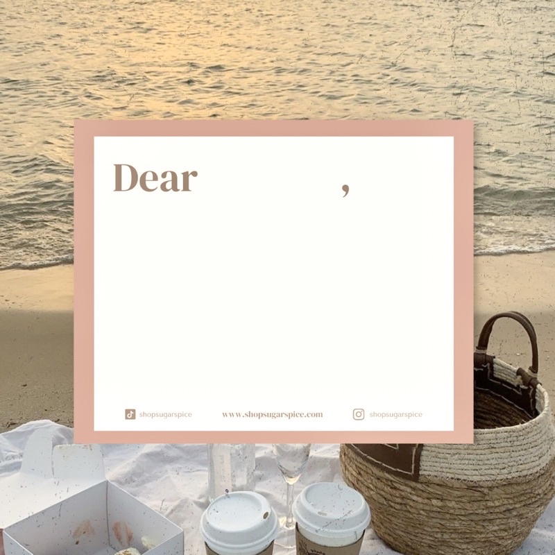 Jual Customizable Message Card | Shopee Indonesia