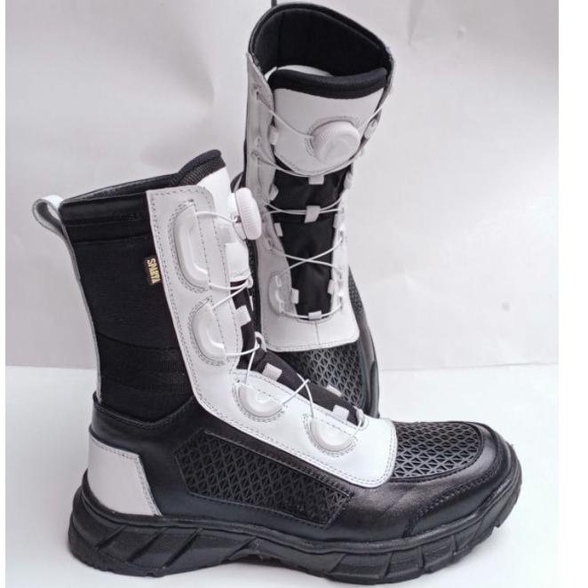 Jual XCL SEPATU PDL KULIT PROVOST POLRI TALI PUTAR DAN TALI BIASA ...