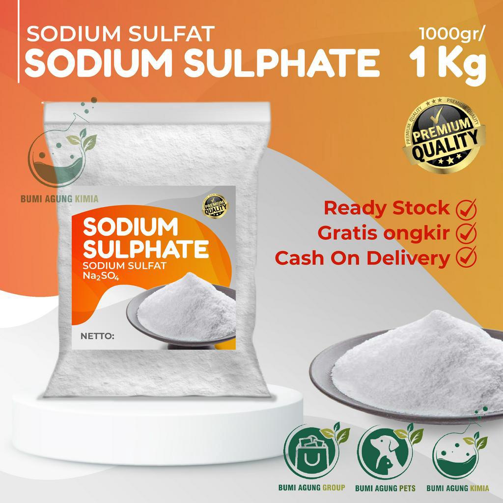 Jual Sodium Sulfat Sulfate Sulphate Sulphat 1KG 1 KG Natrium Sulfat ...