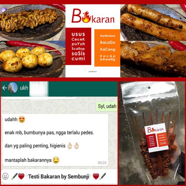 Jual Bakaran BASO IKAN / TELUR PUYUH / SOSIS / SCALLOP (Tipe B ...