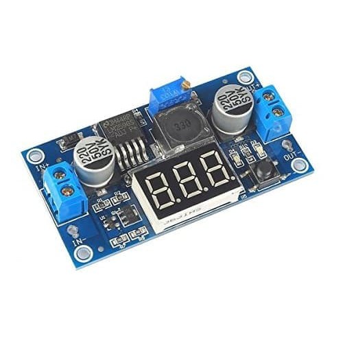 Jual Dc To Dc Step Down Buck Converter Lm2596 With Voltmeter | Shopee Indonesia