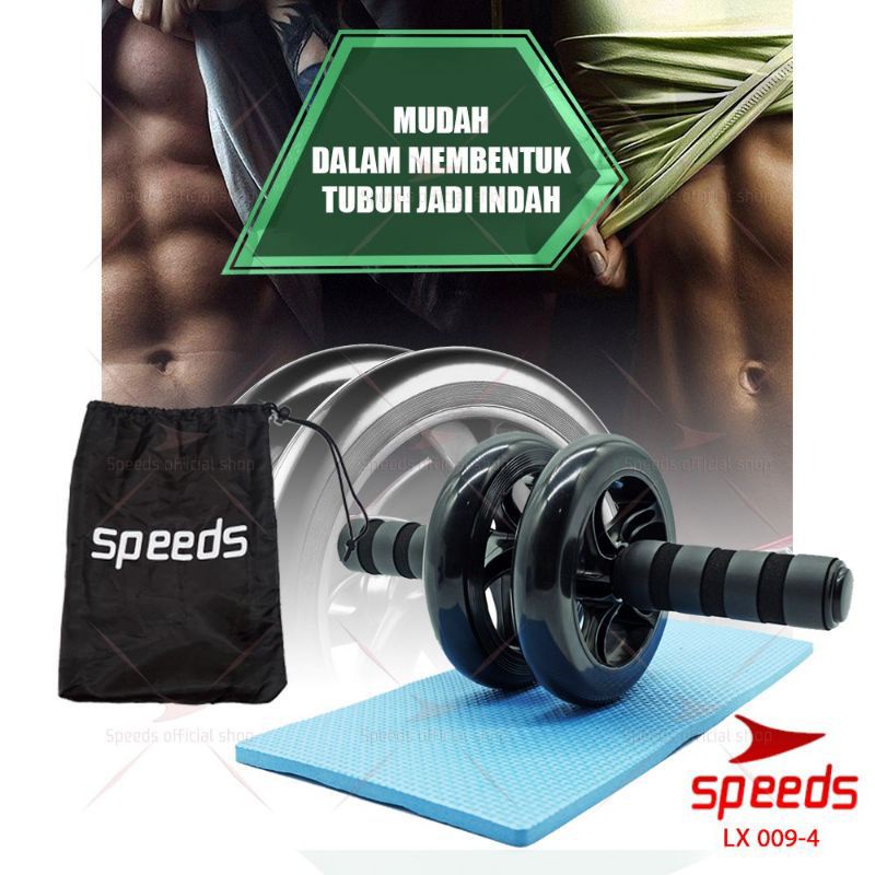 Jual Ab Wheel Abdominal Roller SPEEDS Alat Olahraga Fitness Latihan ...