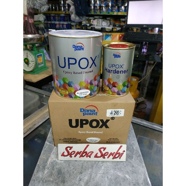 Jual (UPOX) Cat minyak epoxy based enamel+hardener 0.9liter set ...
