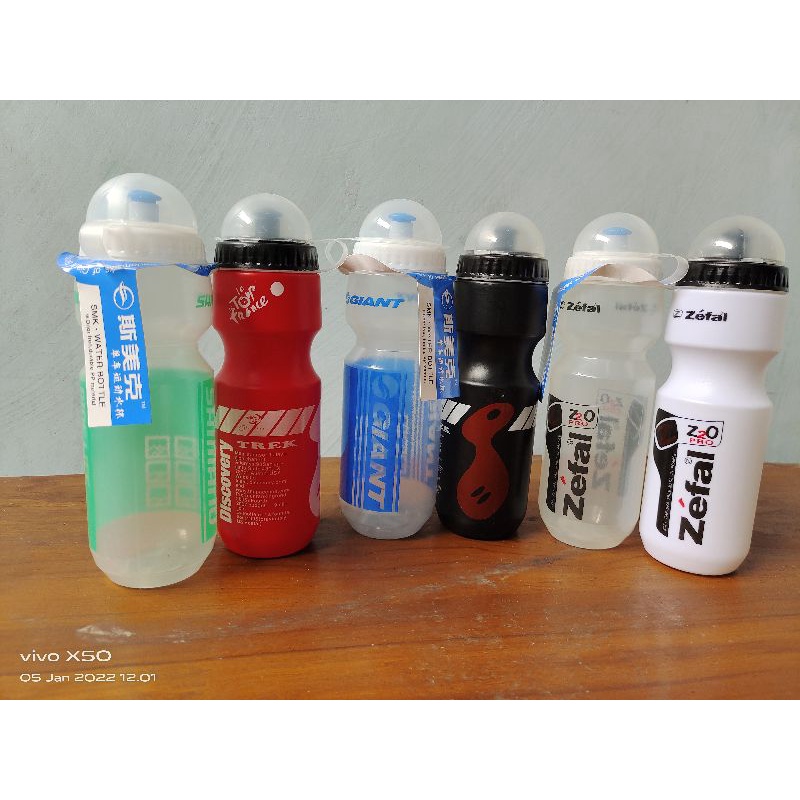 Jual botol minum atau bidon sepeda ukuran 600ml bahan plastic merk ...