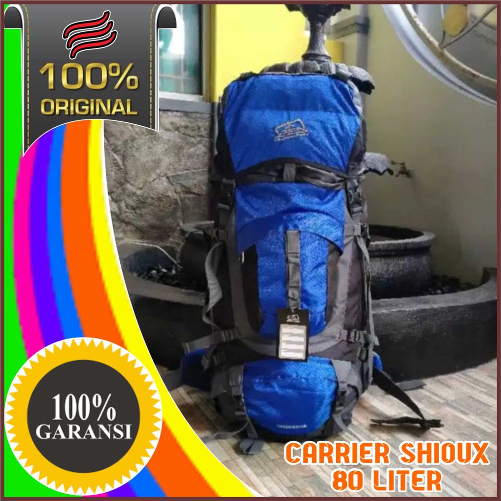 Jual Tas Carrier 80 Liter Shioux, Tas Keril 80 Liter Shioux, Tas Gunung ...