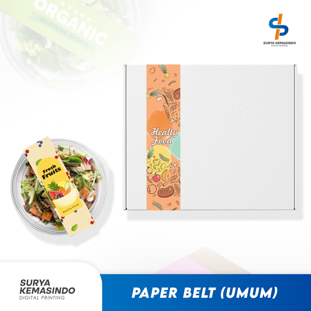 Jual Paper Belt / Sleve Packaging / Paper Sleve paperbeltsalad ...