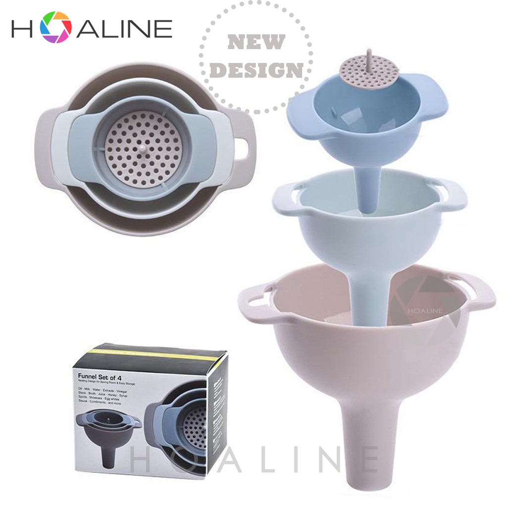 Jual Corong multifungsi 3 in 1/ Funnel set of 4 BPA Free HL HJ 03 ...