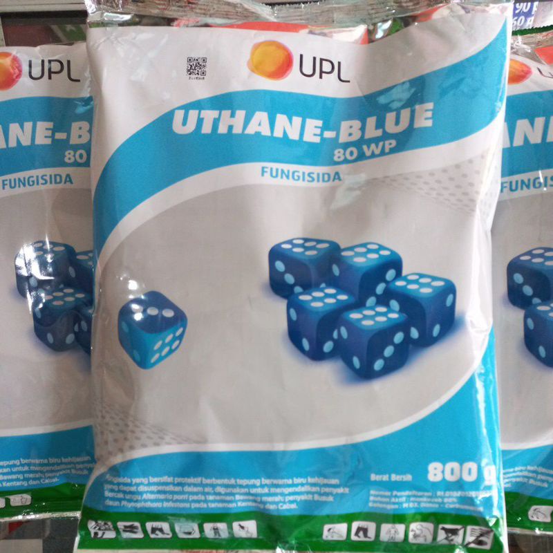 Jual Fungisida UTHANE BLUE 80WP 800 Gram Mankozeb Biru | Shopee Indonesia