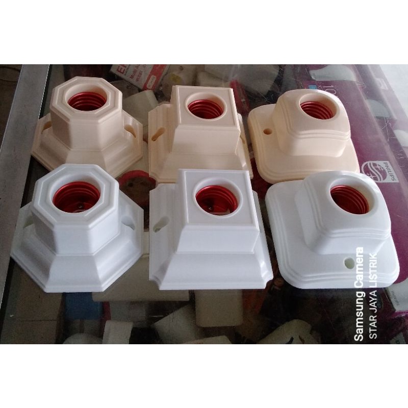 Jual Fiting Plafon/Fitting Tempel Bright G BG502/BG504/BG508/BG509 Drat ...