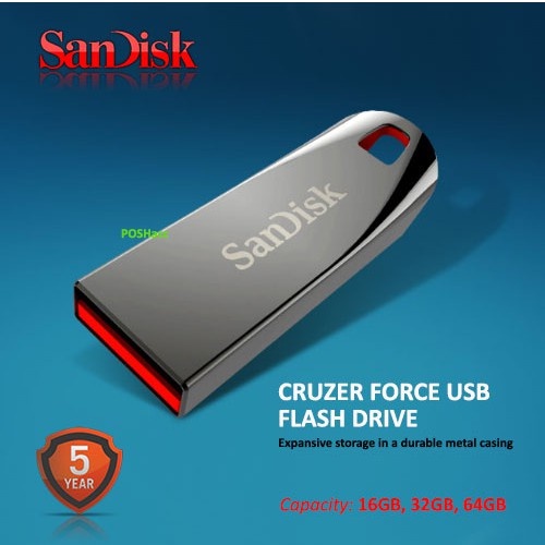 Jual Sandisk Cruzer Force 16GB 32GB 64GB Flashdisk CZ71 Metal USB 3.0 ...