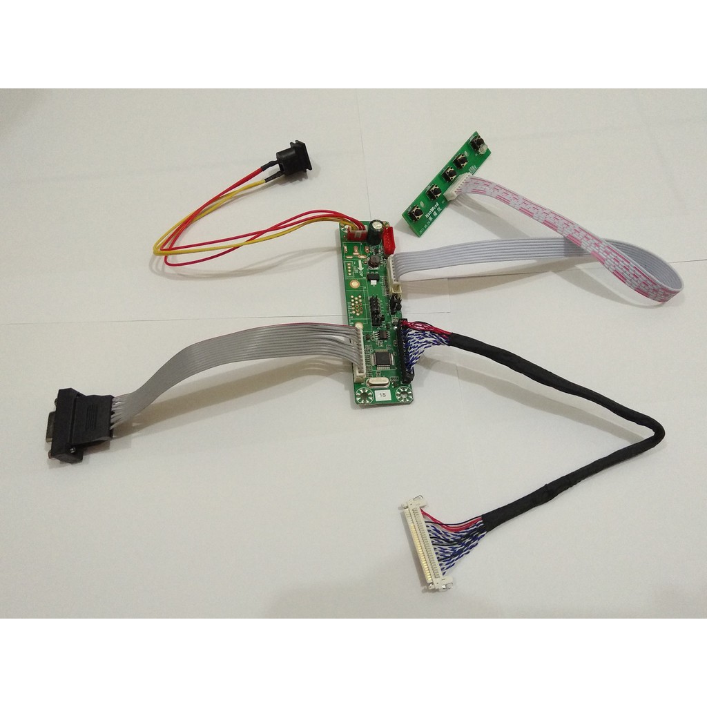 Jual Paket Universal LCD Monitor Board Panel Layar Laptop LVDS LCD LED ...