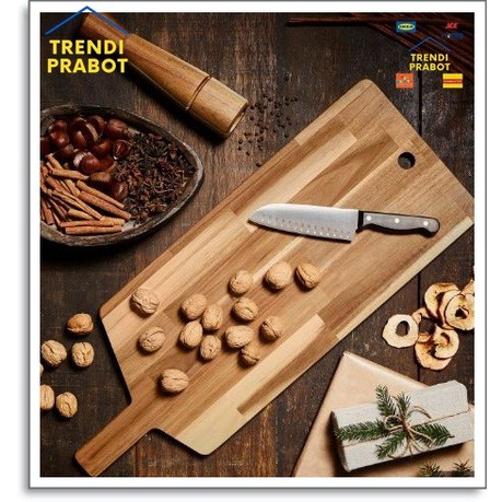 Jual TALENAN KAYU BESAR, TALENAN DAGING Bahan Kayu akasia, 72x28 cm ...