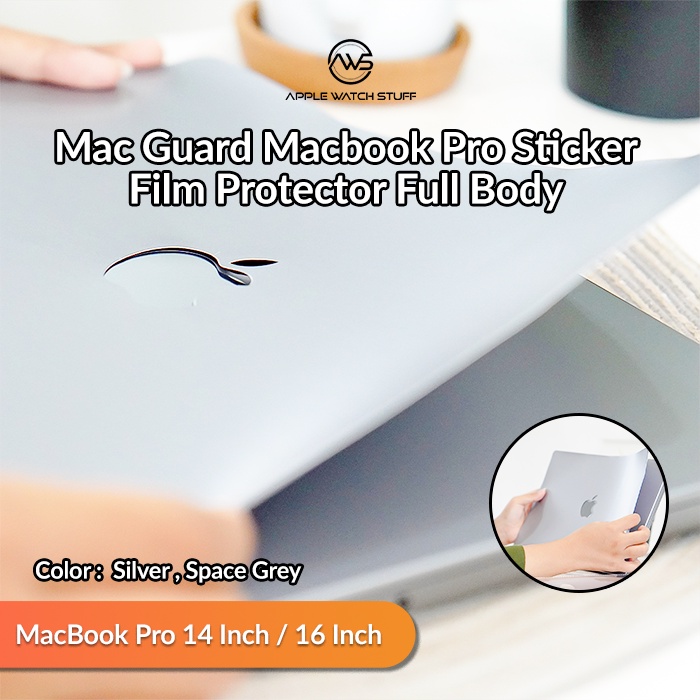 Jual Mac Guard Macbook Pro 14 inch/16 inch Sticker Film Protector Full ...