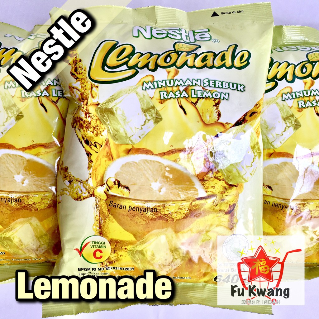Jual Nestle Lemonade Minuman Serbuk Bubuk Rasa Lemon 640 gram | Shopee ...