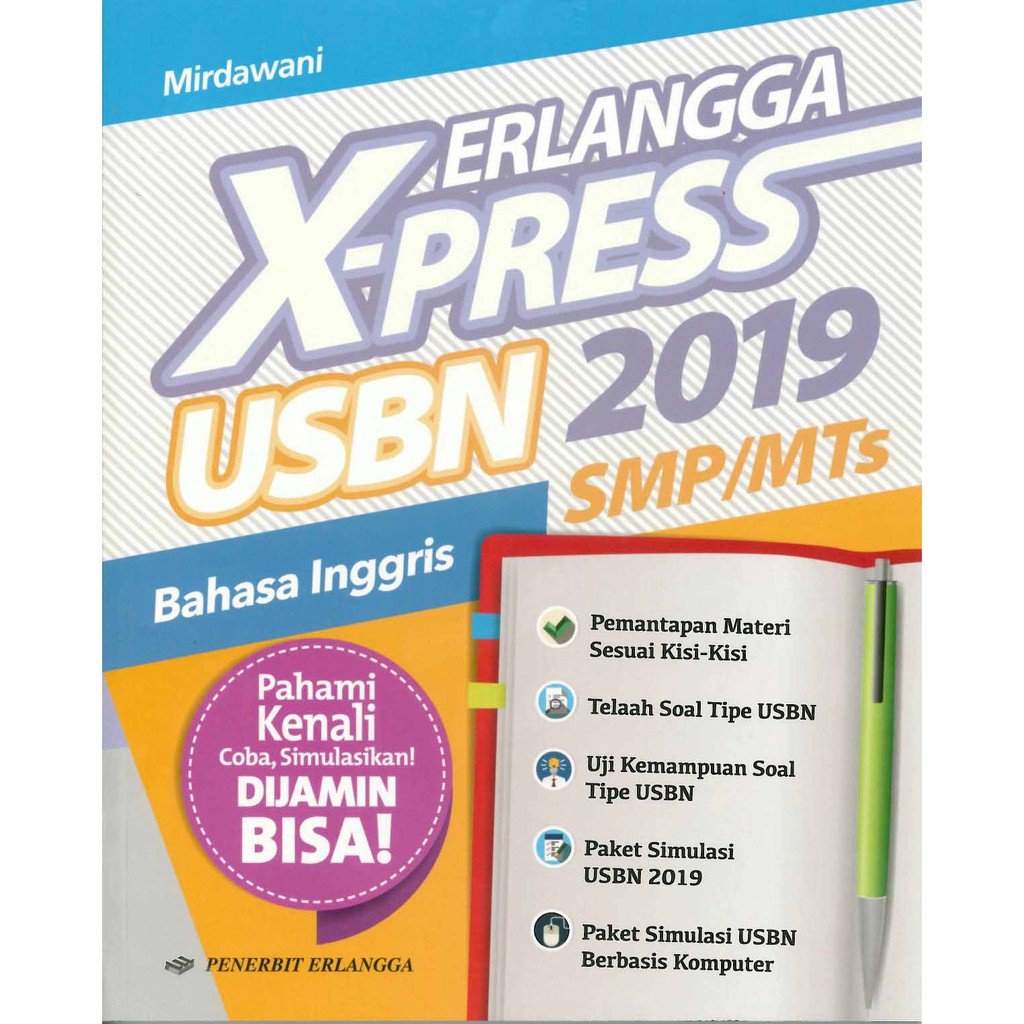Jual BUKU ERLANGGA X-PRESS USBN SMP B. INGGGRIS /0034200190 | Shopee ...