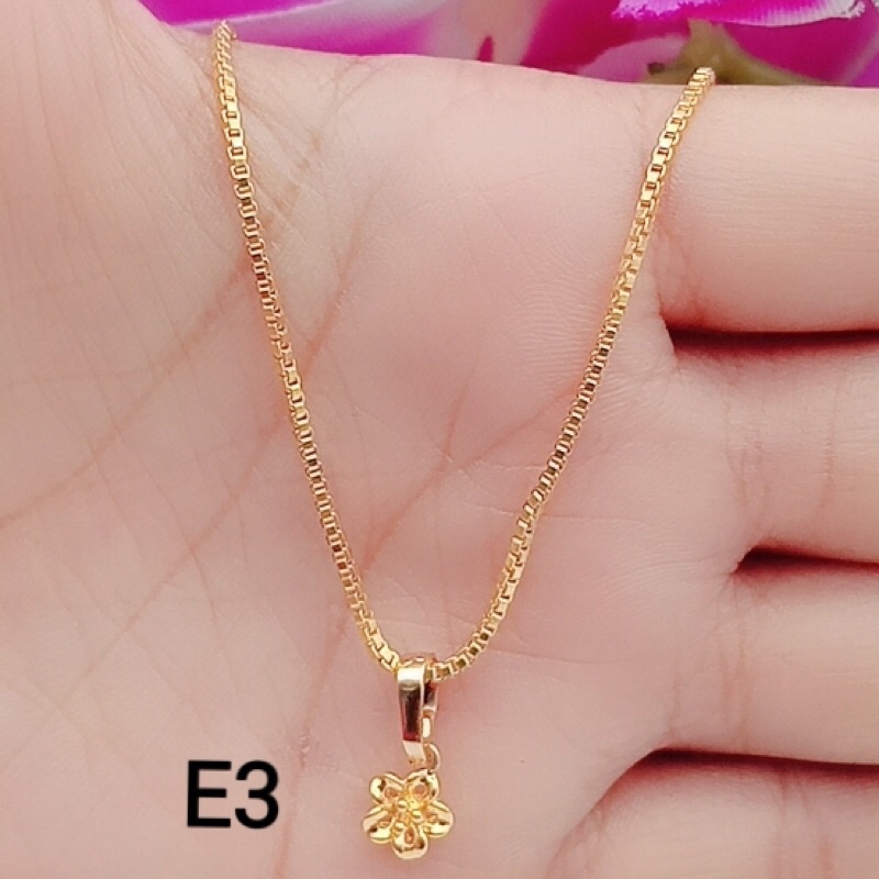 Jual promo Kalung anak-anak lapis mas model baru rantai 35cm awet lucu ...