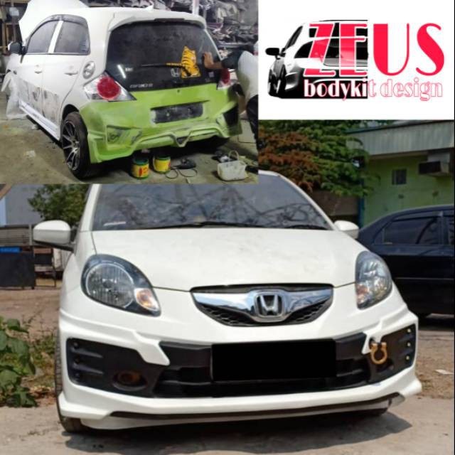 Jual BODYKIT HONDA BRIO MUGEN RS MIX GK5 BODY KIT BODIKIT GRADE-A ...