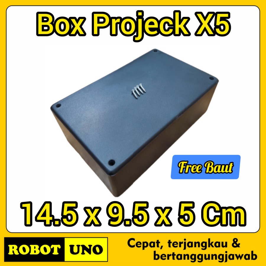 Jual Box X5 Box Projeck Box Elektronik Hitam Proyek Universal | Shopee ...