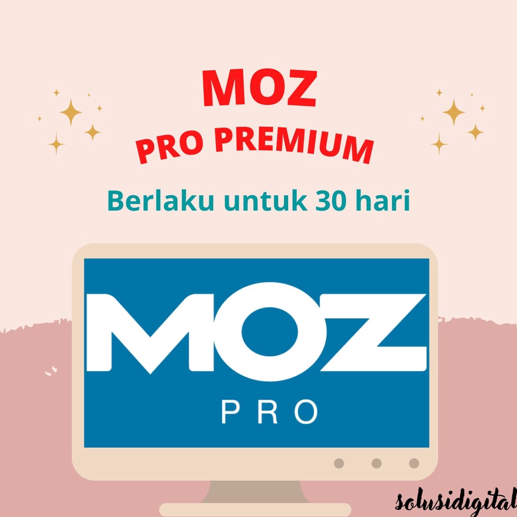Jual Moz Pro Premium - Private Login 30 Hari - Check DA PA Website | Shopee Indonesia
