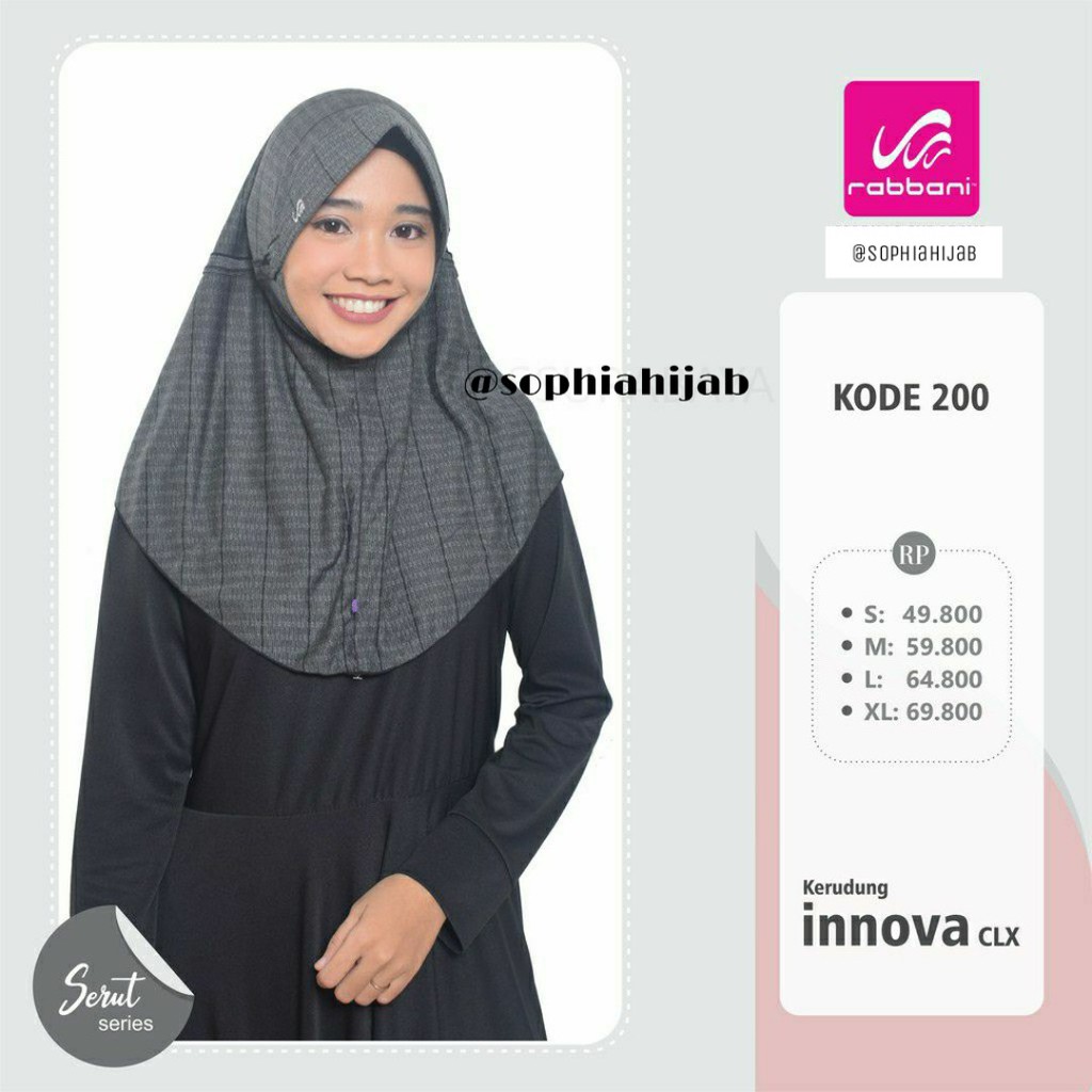 Jual KERUDUNG RABBANI Krd AN Innova Clx Jilbab Rabbani Serut | Shopee ...
