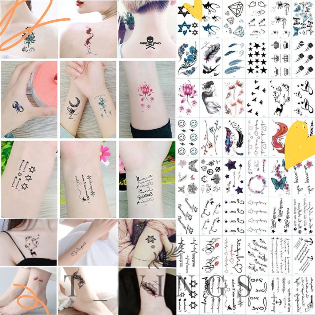 Jual [ Dapat 10 lembar ] Temporary Tato Pria wanita / Tatto Kece Zaman ...