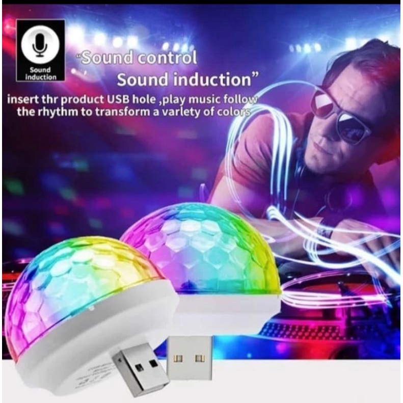 Jual Lampu Disko USB RGB Kabin - Lampu LED RGB Sound Dengan Sensor ...