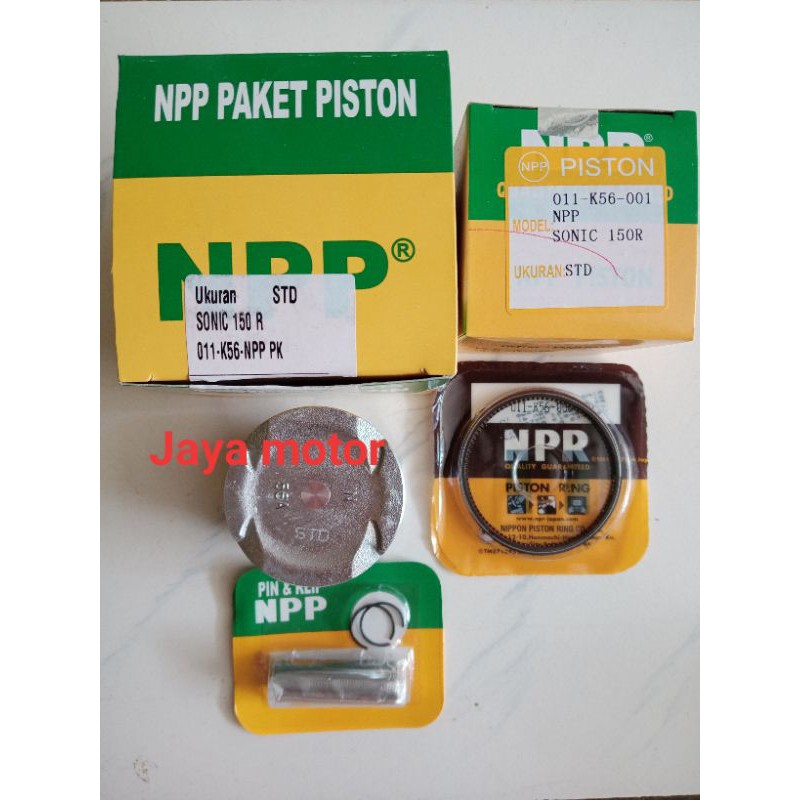 Jual Piston kit seher paket Sonic 150 R Cbr 150 Led Supra gtr R NPP STD 25 50 75 100 NPP ...