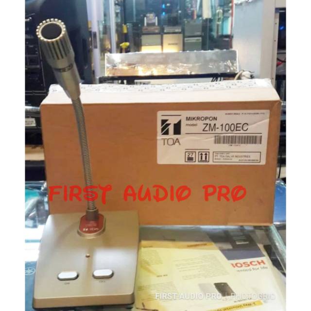 Jual PAGGING MIC / MIC MEJA TOA ZM 100EC / ZM 100 EC / ZM100EC ORIGINAL ...