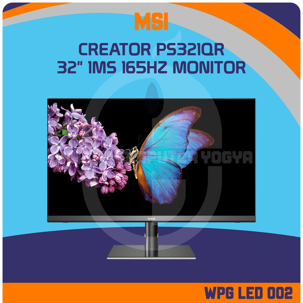 Jual MSI Creator PS321QR 32" 1ms 165Hz IPS Panel Content Creator ...