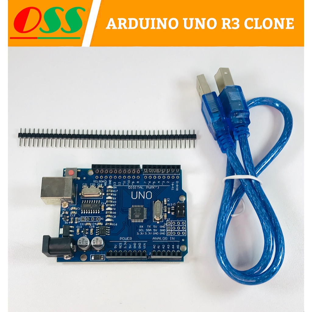 Jual ARDUINO UNO R3 CLONE SMD CH340 + KABEL USB | Shopee Indonesia