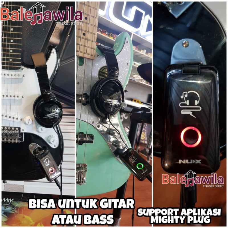 Jual NUX MP2 MP-2 MP 2 Mighty Plug Guitar And Bass Amplug With ...