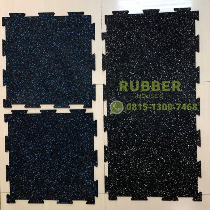 Jual Rubhouse 1cm x 50cm x 50cm ( Interlock / Puzzle ) - Rubber Gym ...