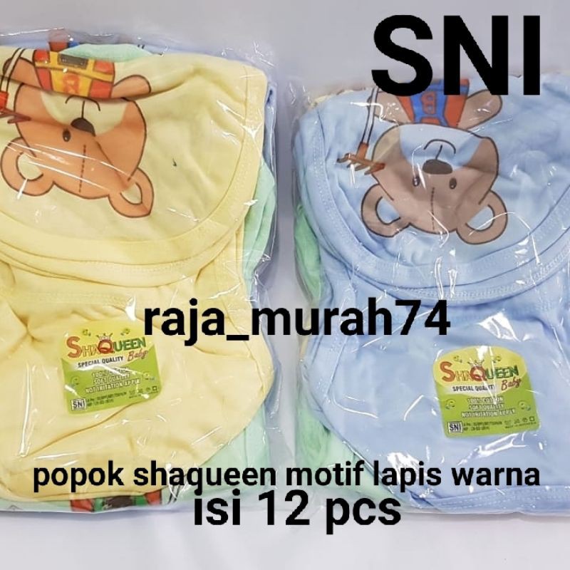 Jual 12 pcs popok tali shaqueen lapis warna motif | Shopee Indonesia