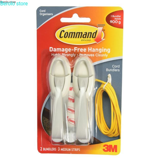 Jual 3m Command Strip Pengikat Kabel 2 Pcs | Shopee Indonesia