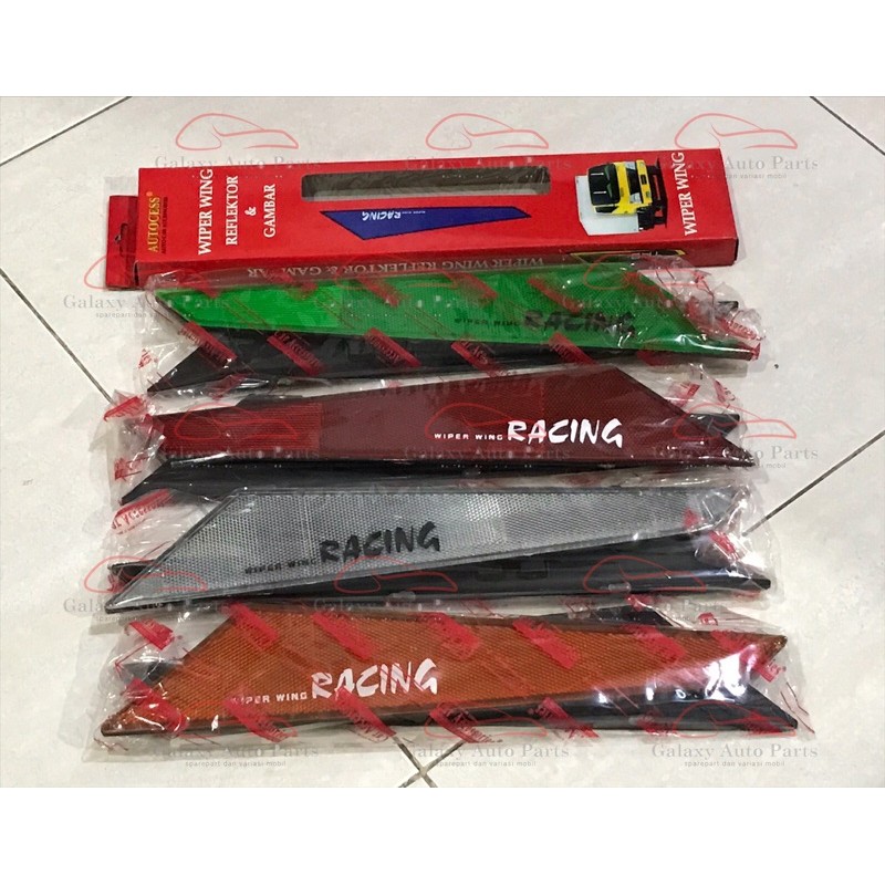 Jual Wing variasi wiper truck truk universal mika reflektor nyala ...