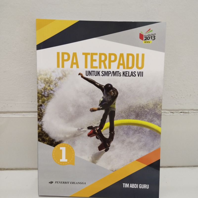 Jual IPA Terpadu 1 / Kelas 7 / Penerbit Erlangga / 2013 (Baru dan ...