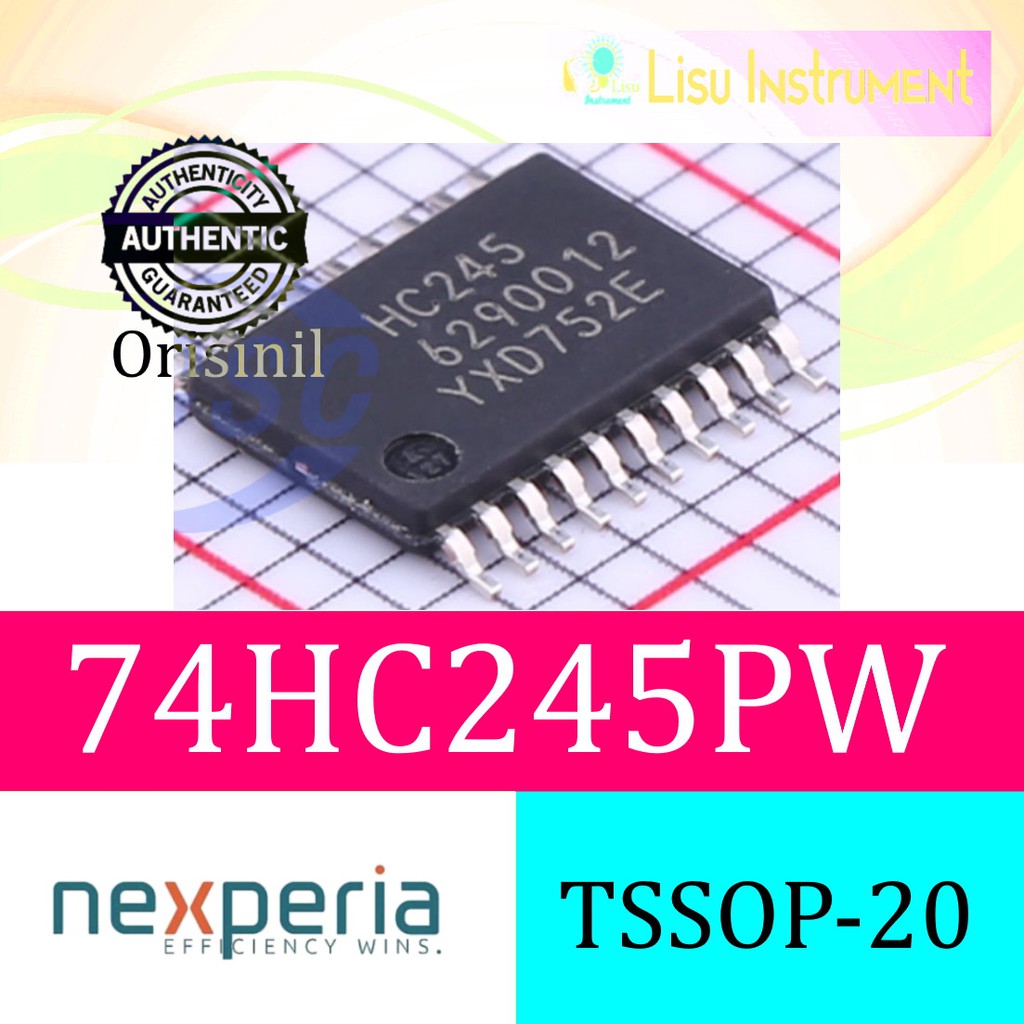 Jual HC245 74HC245PW 74HC745 Octal Bus TRANSCEIVERS With 3-State Outputs TSSOP-20 | Shopee Indonesia