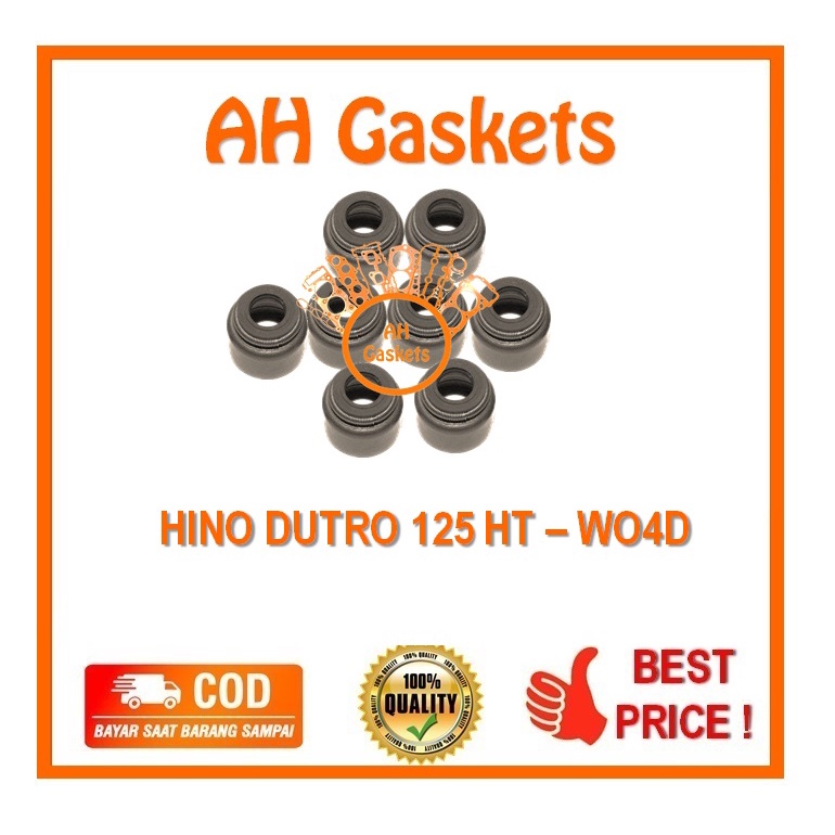 Jual Seal Klep Hino Dutro Dyna 125 HT Valve Seal Hino Dyna Saurus WO4D ...