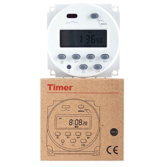 Jual Timer Digital DC 12 Volt 16 Ampere 16A 12V Timer Walet | Shopee ...