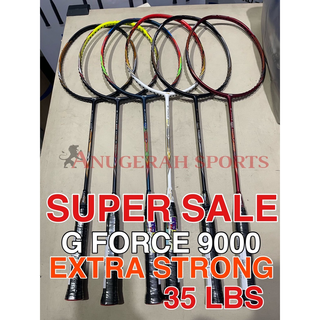 Jual SUPER SALE!!! Raket Badminton LI-NING LINING G FORCE 9000 EXTRA ...