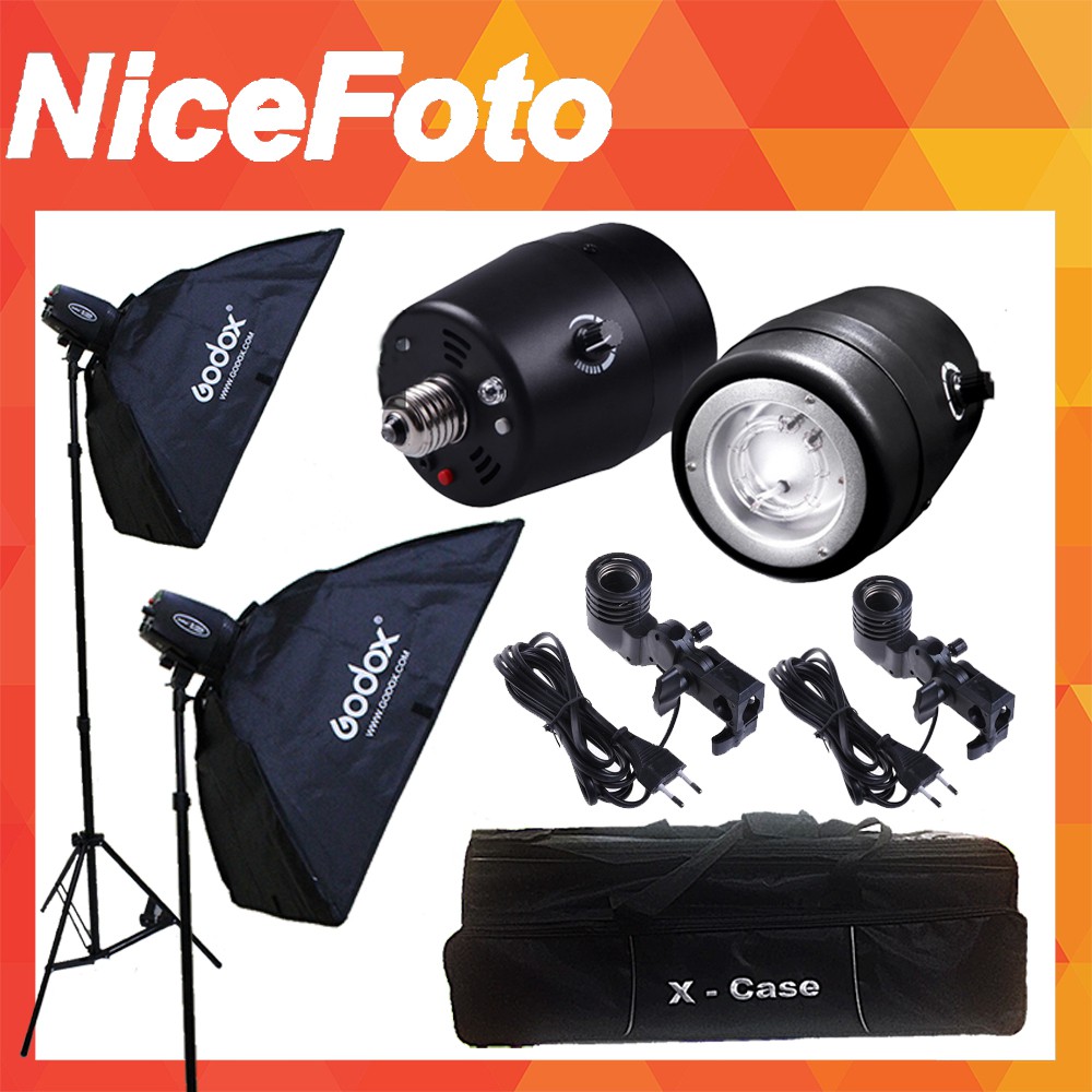 Jual Paket lighting Studio Flash E-100 Nice photo - Garansi 1 Tahun ...