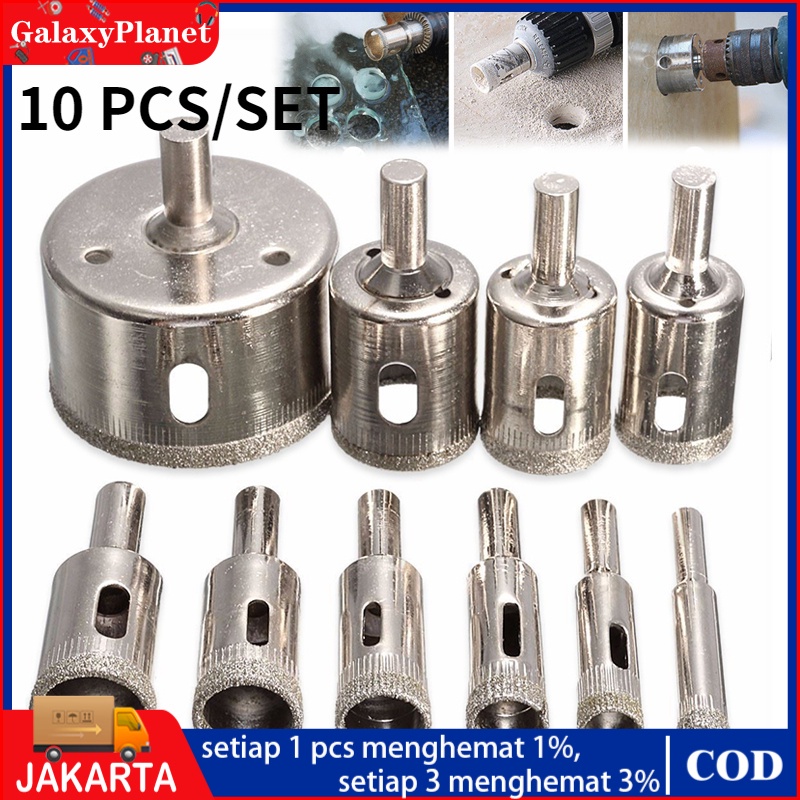 Jual 15/10PCS set mata bor kaca keramik granit marmer batu porselen ...