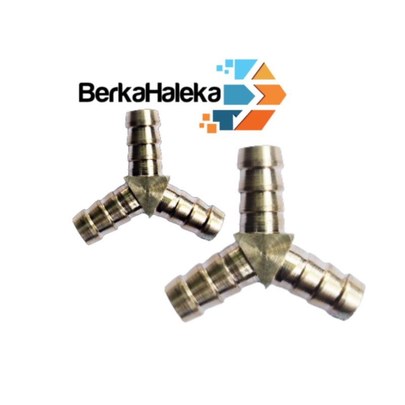 Jual Sambungan selang gas, cabang selang gas 3 saluran gas | Shopee ...