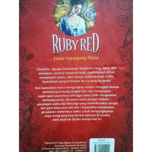 Jual RUBY RED by Kerstin Gier ( cinta sepanjang masa) | Shopee Indonesia