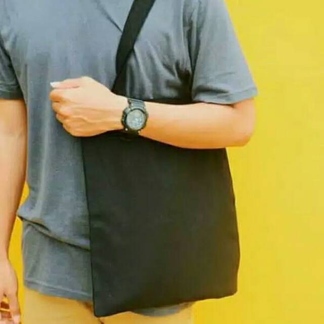 Jual Totebag kanvas /totebag kanvas polos hitam murah | Shopee Indonesia