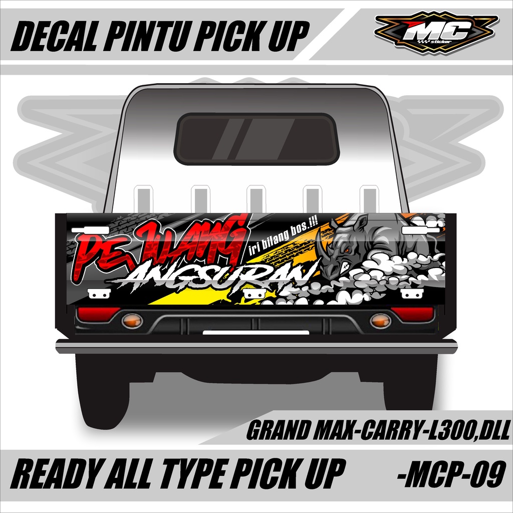 Jual STIKER PINTU BELAKANG GRANDMAX PEJUANG ANGSURAN - DECAL STICKER ...