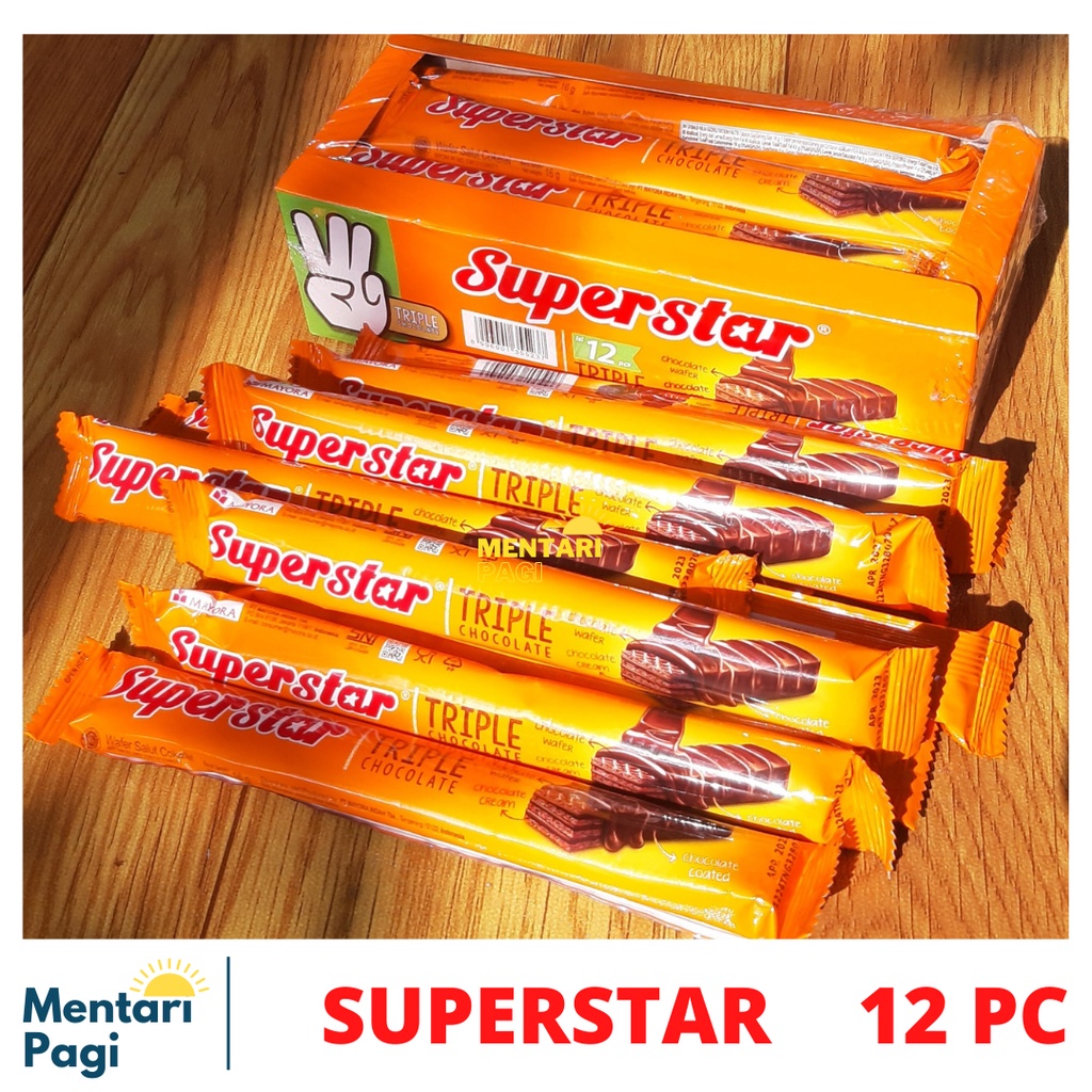 Jual Agen Snack Superstar Triple Coklat Jajanan Warung Cemilan Anak ...