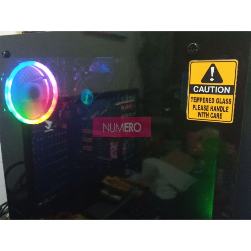 Jual STIKER CAUTION STIKER CASING KOMPUTER STICKER CAUTION TEMPERED ...