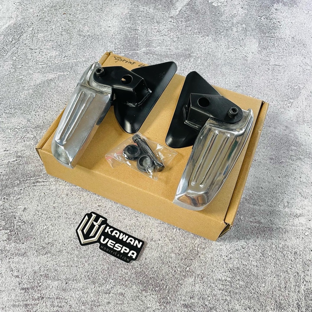 Jual Footstep vespa sprint Primavera Custom Model Klik Chrome | Shopee ...
